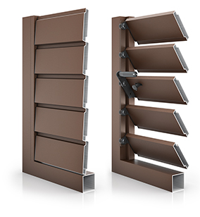 Tamiluz | Adjustable blade adjustable shutters made from aluminium shutters