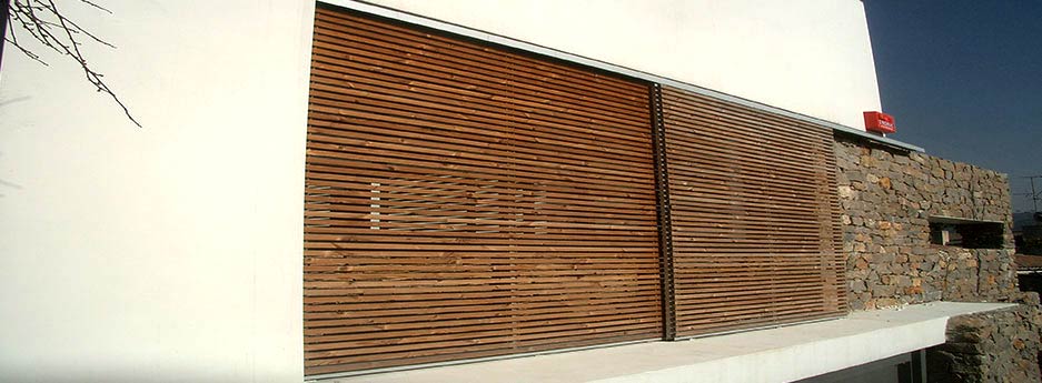 Tamiluz | Fixed wooden blade louvers, wooden blade louvers, louvres and ...